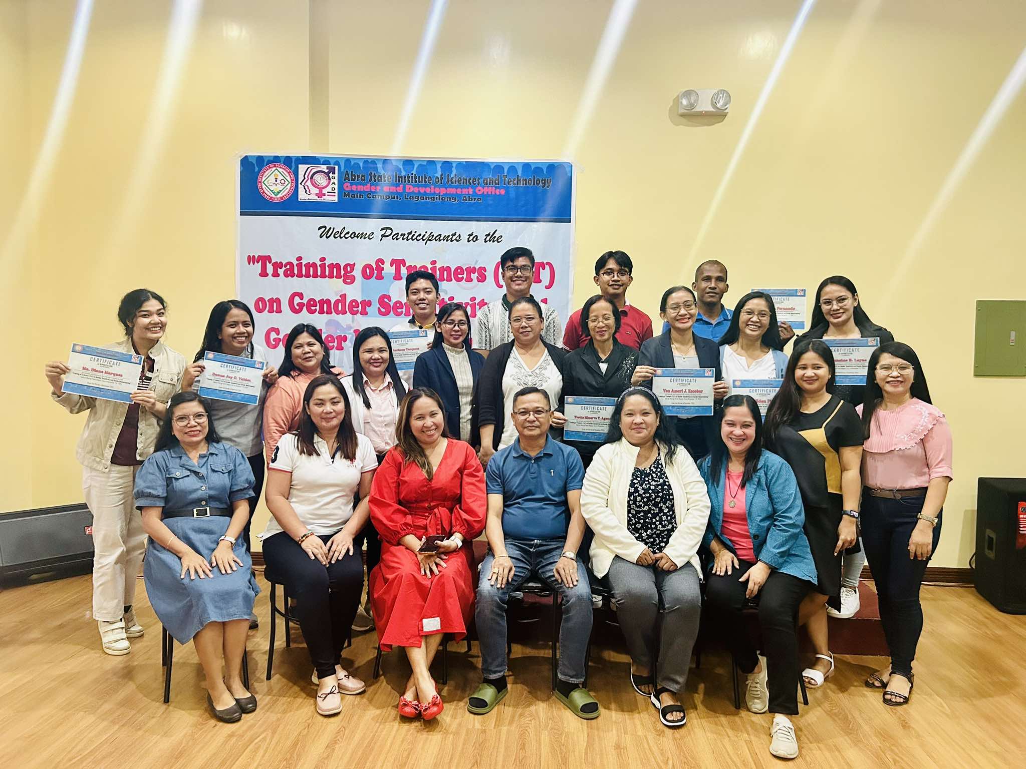 ASIST Training of Trainers on Gender Sensitivity and Gender Mainstreaming